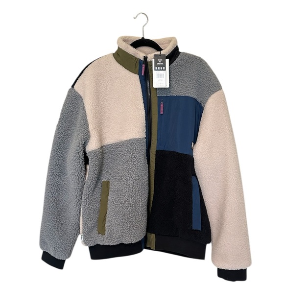 Element | Jackets & Coats | Element Oak 2 Black Grey Cream Sherpa ...